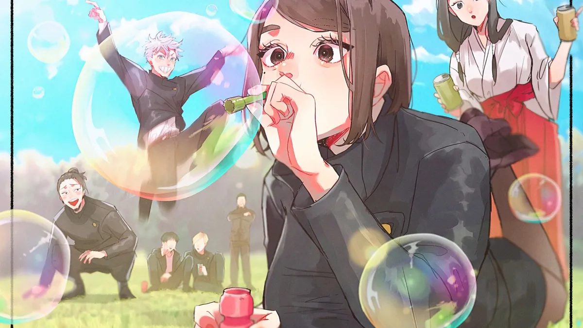 Desktop wallpaper: Shoko Ieiri, Satoru Gojo, Jujutsu Kaisen, Anime ...