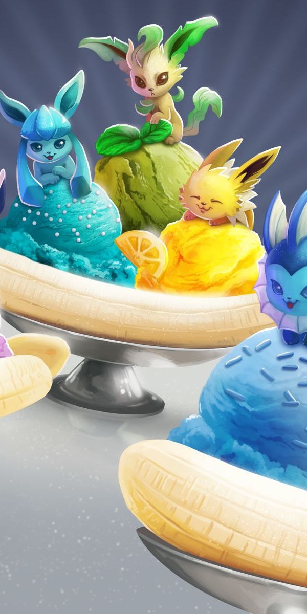 Papel de parede HD para desktop: Sorvete, Videogame, Pokémon, Eevee ...