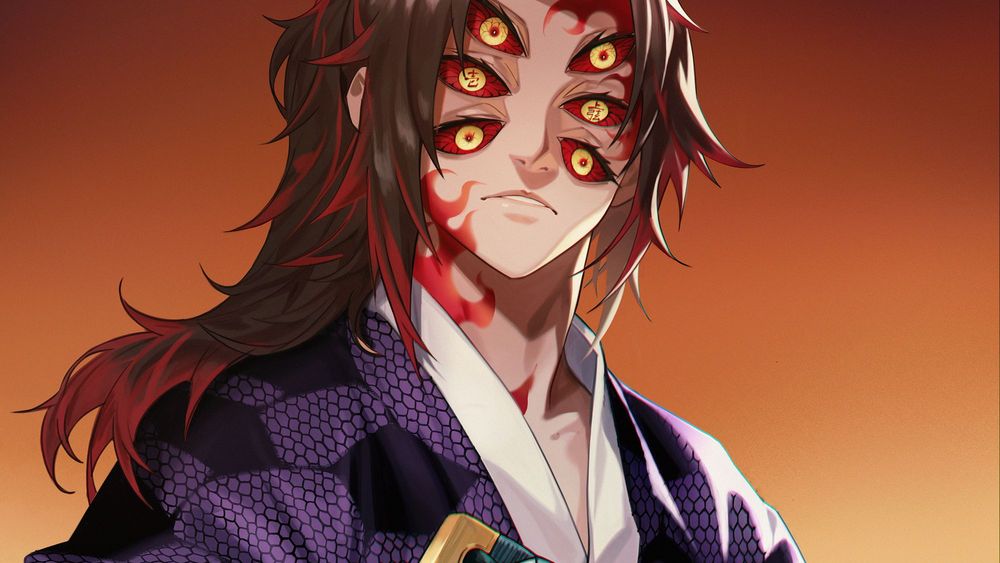 Kokushibo from Demon Slayer: Kimetsu no Yaiba PC wallpaper