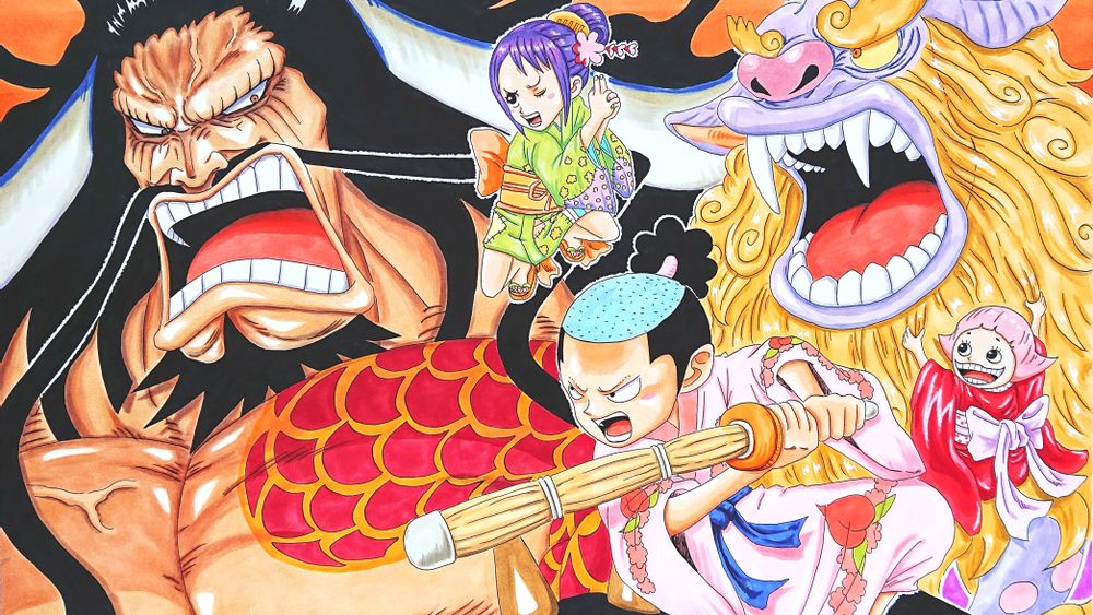 Desktop wallpaper: Anime, One Piece, Kaido (One Piece), Kozuki ...