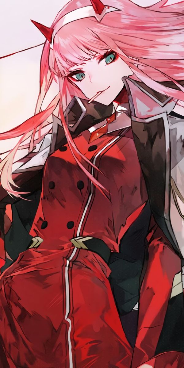 Papel de parede para celular: Anime, Darling In The Franxx, Cabelo Rosa ...