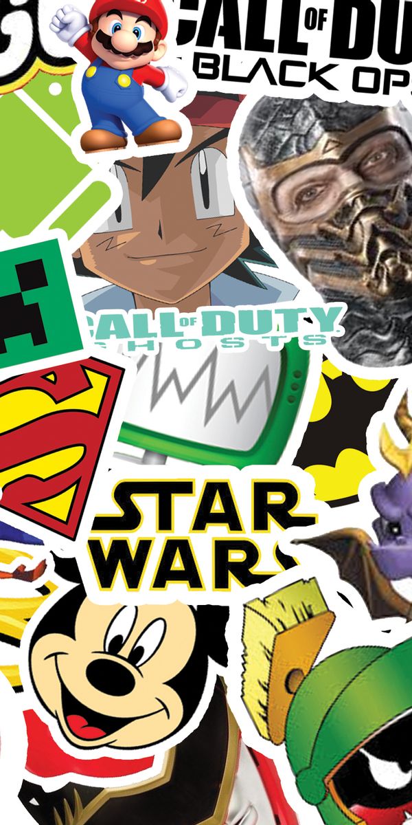 Desktop wallpaper: Sticker Bomb, Sticker, Man Made 4K free download for ...
