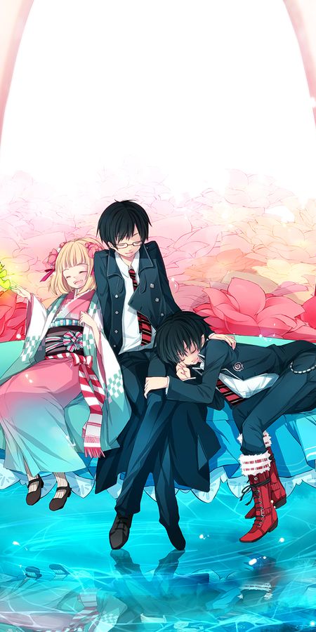Télécharger fonds d'écran pour téléphone: Animé, Blue Exorcist, Ao Pas ...
