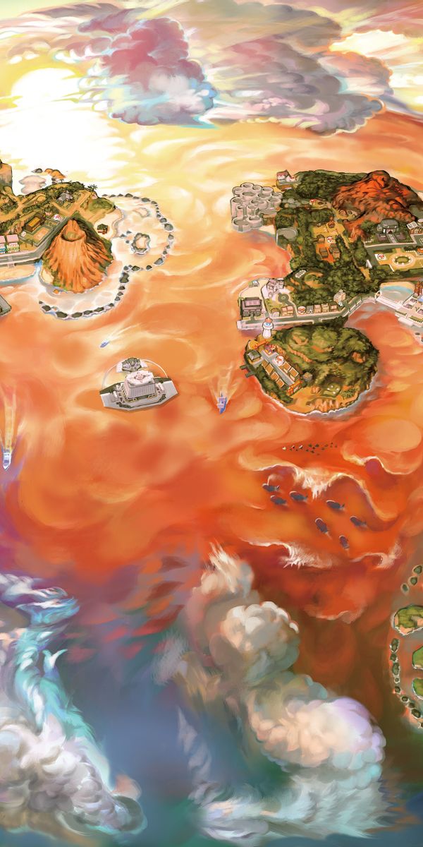 Papel de parede HD para desktop: Pokémon, Mapa, Videogame, Pokémon ...