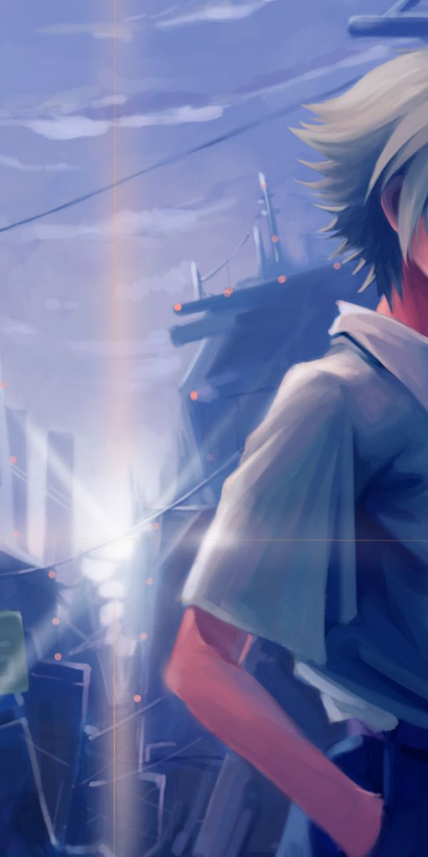 Desktop wallpaper: Kaworu Nagisa, Anime, Neon Genesis Evangelion, Black ...