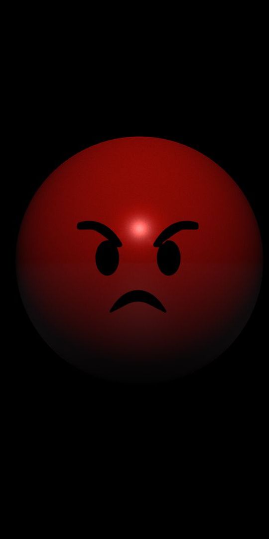 Desktop wallpaper: 3D, Smiley, Angry, Humor, Cgi 4K free download for ...