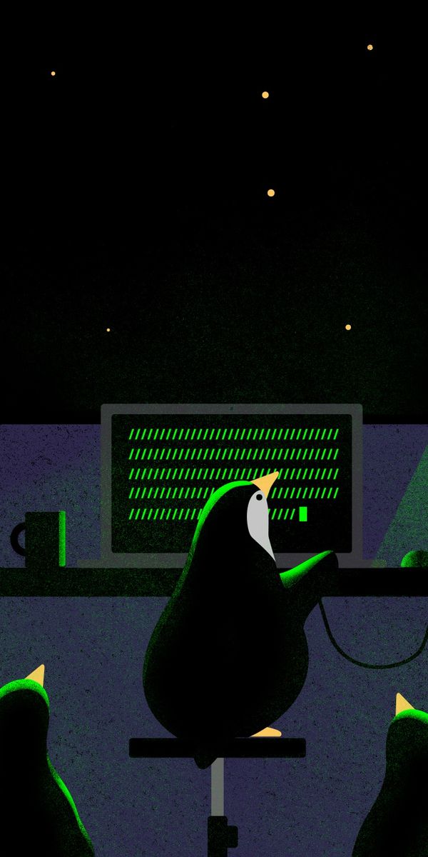 Phone wallpaper: Linux, Computer, Emperor Penguin, Animal, Birds 470990