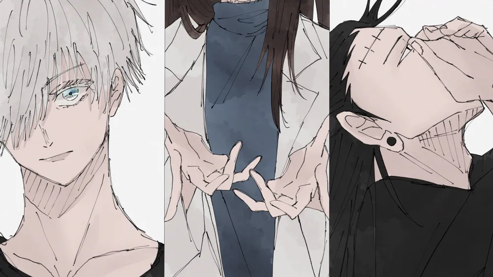 Desktop wallpaper: Shoko Ieiri, Anime, Jujutsu Kaisen, Black Hair, Blue ...