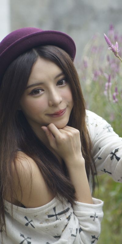 Phone wallpaper: Women, Zhang Qi Jun, Smile, Hat, Asian, Taiwanese ...