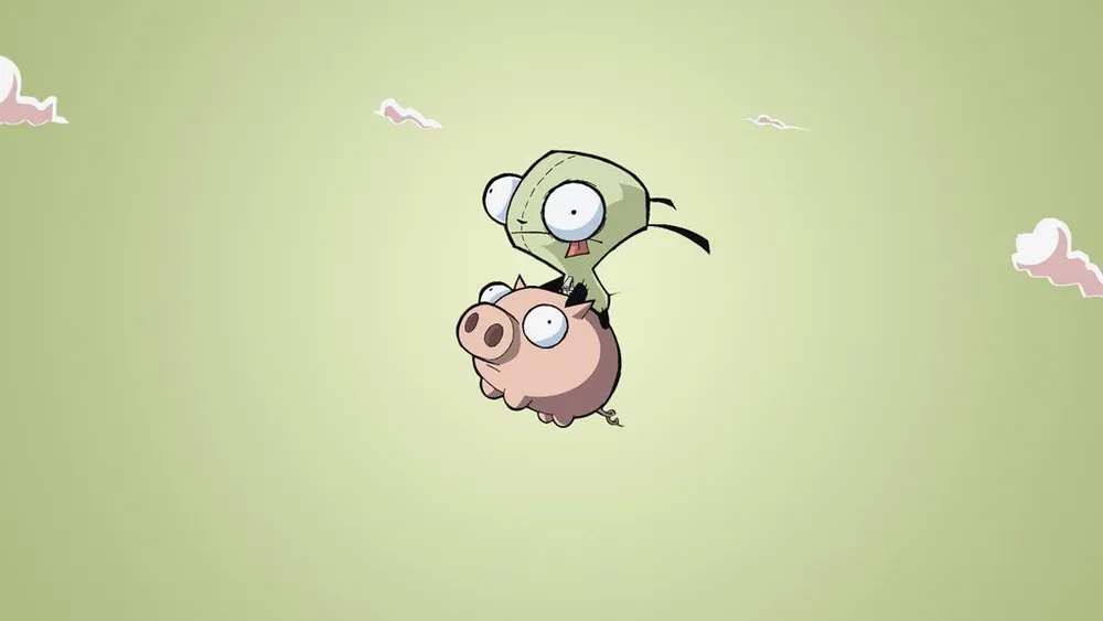 Desktop wallpaper: Gir (Invader Zim), Invader Zim, Tv Show, Pig 4K free ...