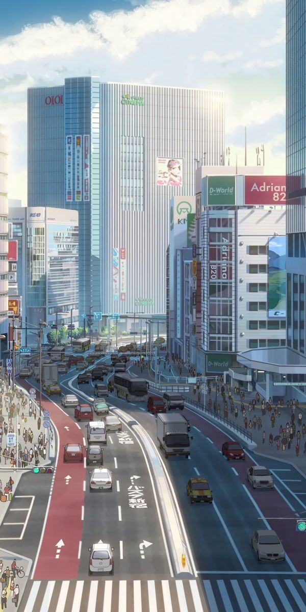 Fond d'écran HD: Tokyo, Your Name, Animé, Ville, Kimi No Na Wa ...
