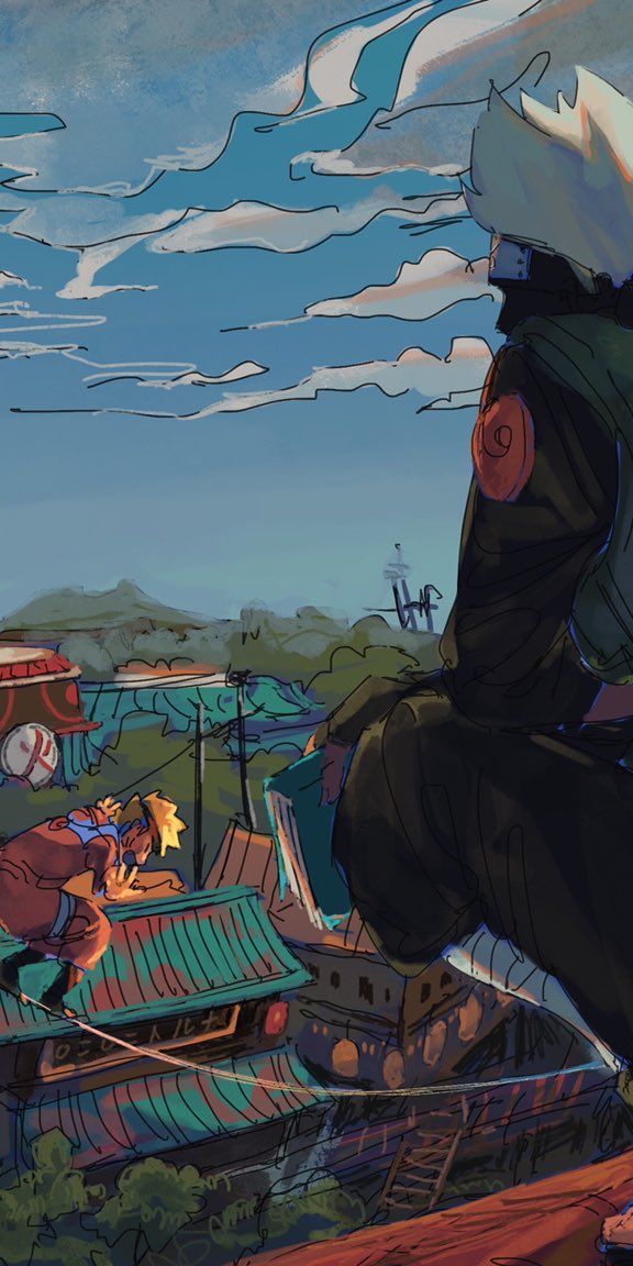 Desktop wallpaper: Naruto Uzumaki, Kakashi Hatake, Anime, Naruto 4K ...