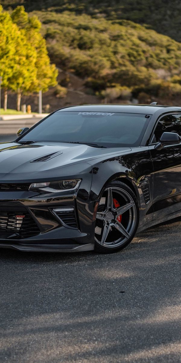 Phone wallpaper: Car, Chevrolet Camaro, Chevrolet, Vehicles, Black Car ...