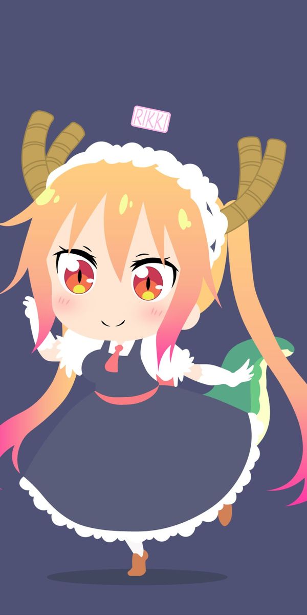 Phone wallpaper: Tohru (Miss Kobayashi's Dragon Maid), Anime, Miss ...