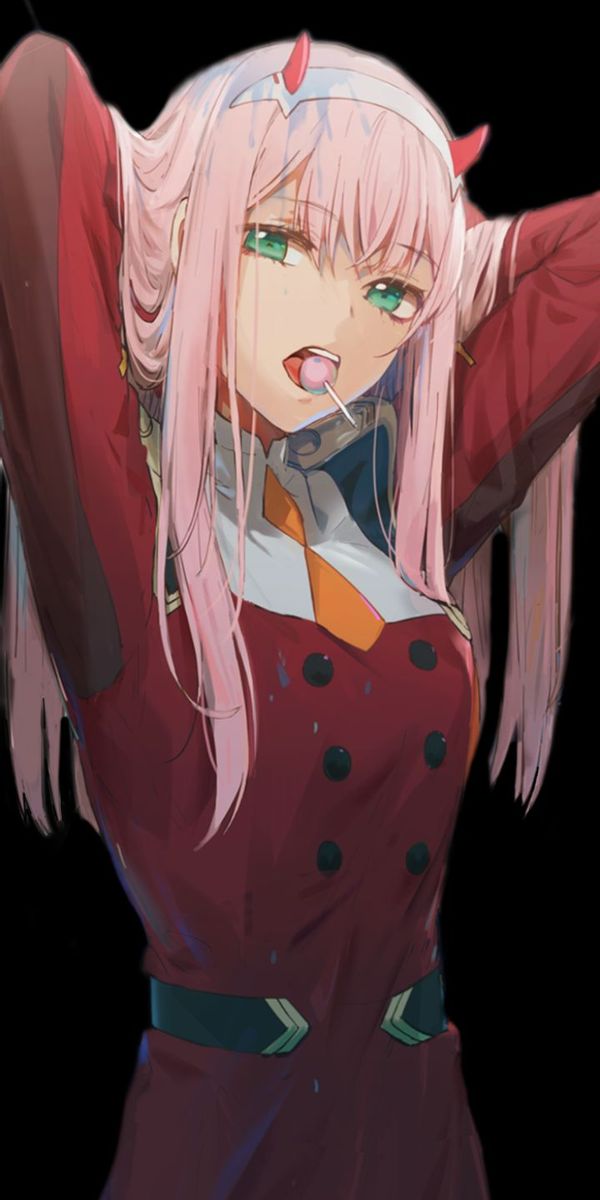 Papel de parede para celular: Anime, Darling In The Franxx, Cabelo Rosa ...