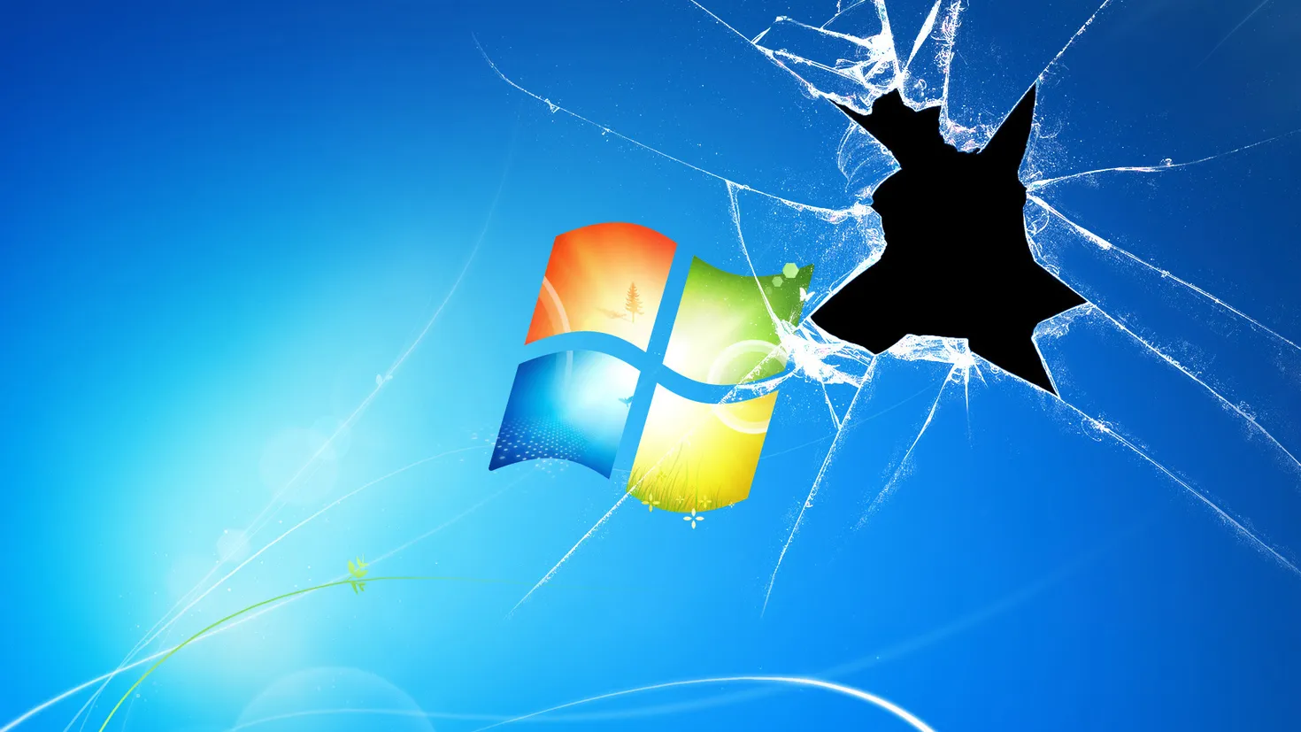 Fondo de pantalla de Pantalla Rota de PC, gratis para computadora 4K