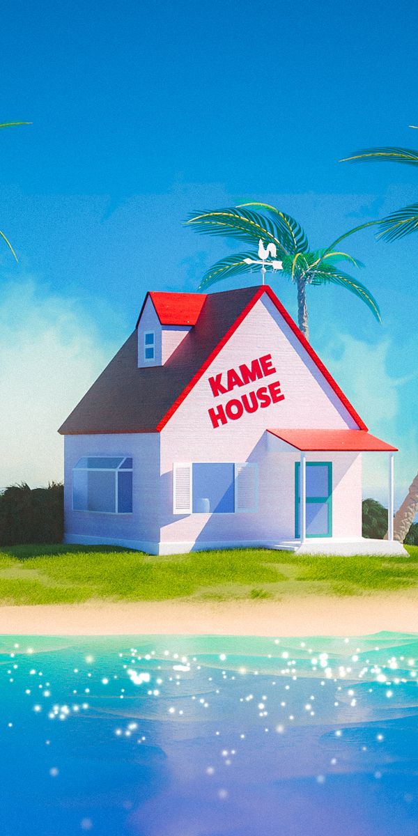 Phone wallpaper: Kame House, Anime, Dragon Ball 498136