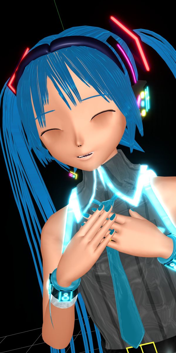 Phone wallpaper: Anime, Vocaloid, Blue Hair, Hatsune Miku 993667