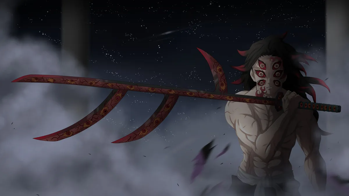 Desktop wallpaper: Kokushibo (Demon Slayer), Anime, Demon Slayer ...