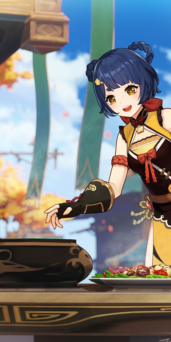 Papel de parede HD para desktop: Videogame, Genshin Impact, Xiangling ...