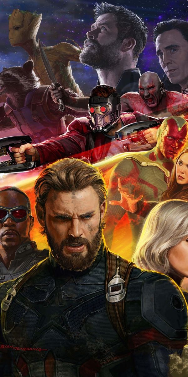 Phone wallpaper: Movie, Avengers: Infinity War, Chris Hemsworth ...