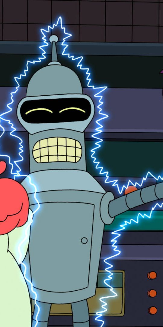 Phone wallpaper: Bender (Futurama), Futurama, Tv Show, Leela (Futurama ...