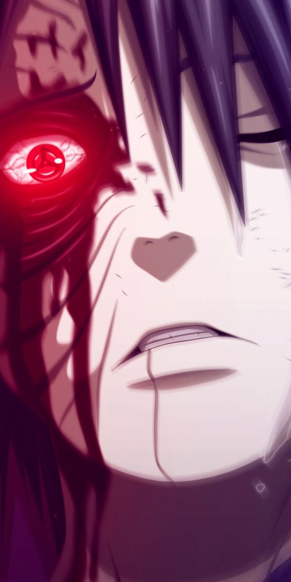 Phone wallpaper: Obito Uchiha, Crying, Blood, Anime, Naruto, Purple ...