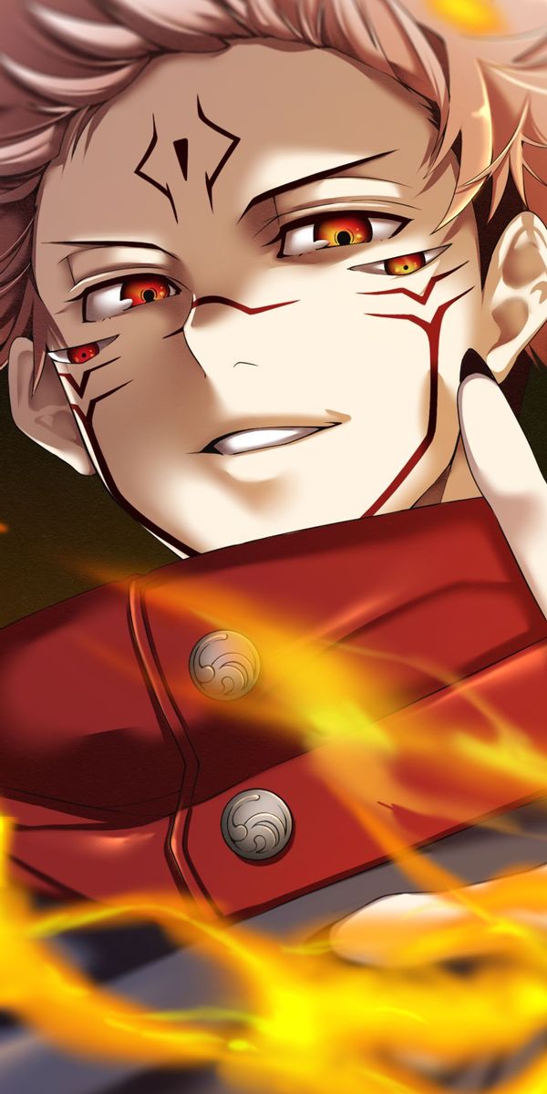 Phone wallpaper: Sukuna (Jujutsu Kaisen), Jujutsu Kaisen, Pink Hair ...
