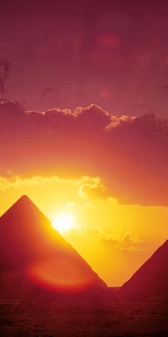 Desktop wallpaper: Pyramids, Egypt, Nature, Sun 4K free download for PC ...