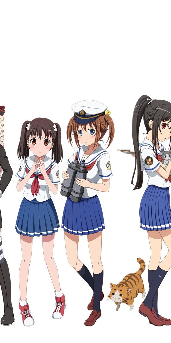 Papel de parede para celular: Anime, Hai Furi, Akane Kinesaki, Akeno ...