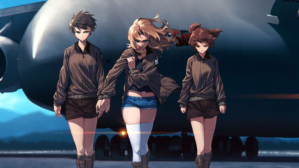 HD desktop wallpaper: Anime, Girls Und Panzer, Kay (Girls Und Panzer ...
