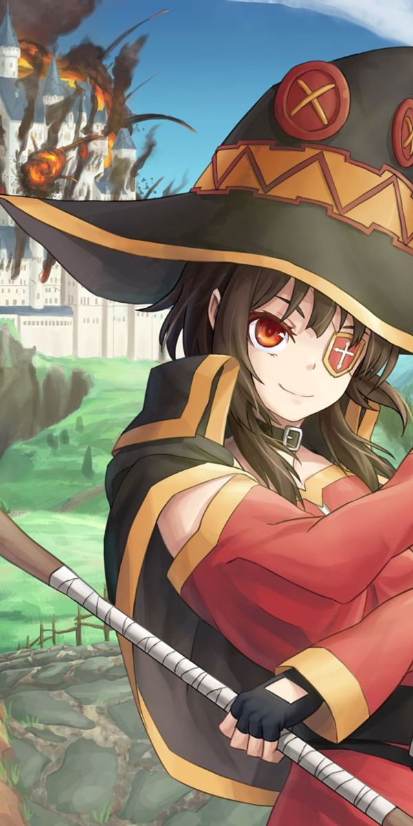Phone wallpaper: Megumin (Konosuba), Anime, Konosuba God’S Blessing On ...