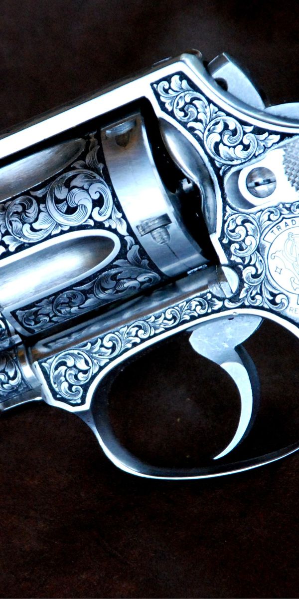 Desktop wallpaper: Weapons, Revolver 4K free download for PC. 688282