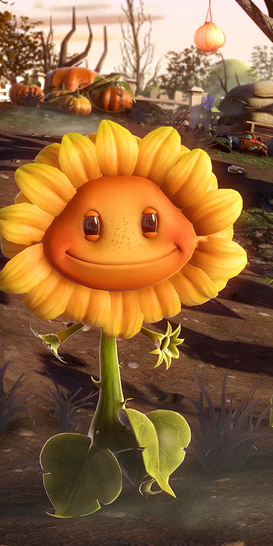 Phone wallpaper: Sunflower (Plants Vs Zombies), Plants Vs Zombies ...