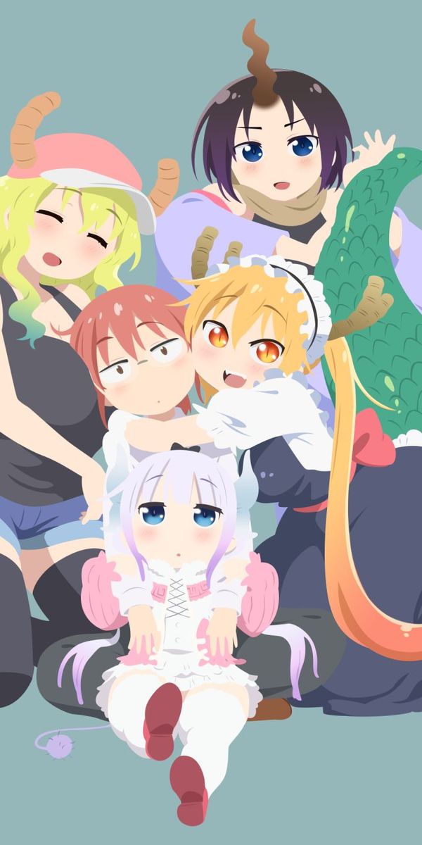 Phone Wallpaper Anime Miss Kobayashis Dragon Maid Tohru Miss