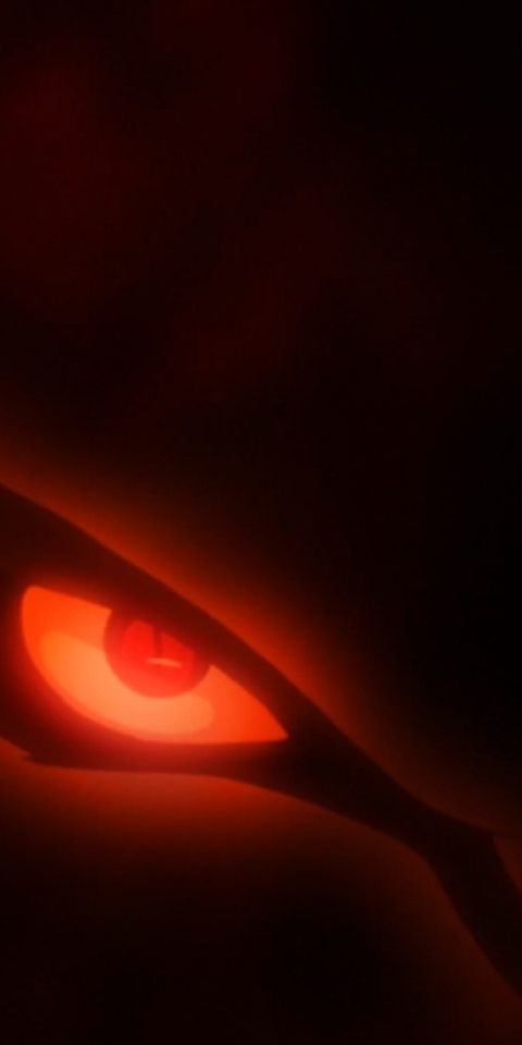 Phone wallpaper: Anime, Nine Tails (Naruto), Naruto, Eye, Kurama ...