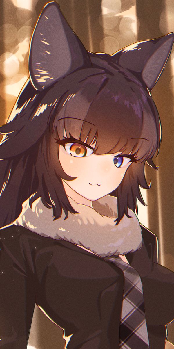 Desktop wallpaper: Anime, Kemono Friends, Grey Wolf (Kemono Friends ...