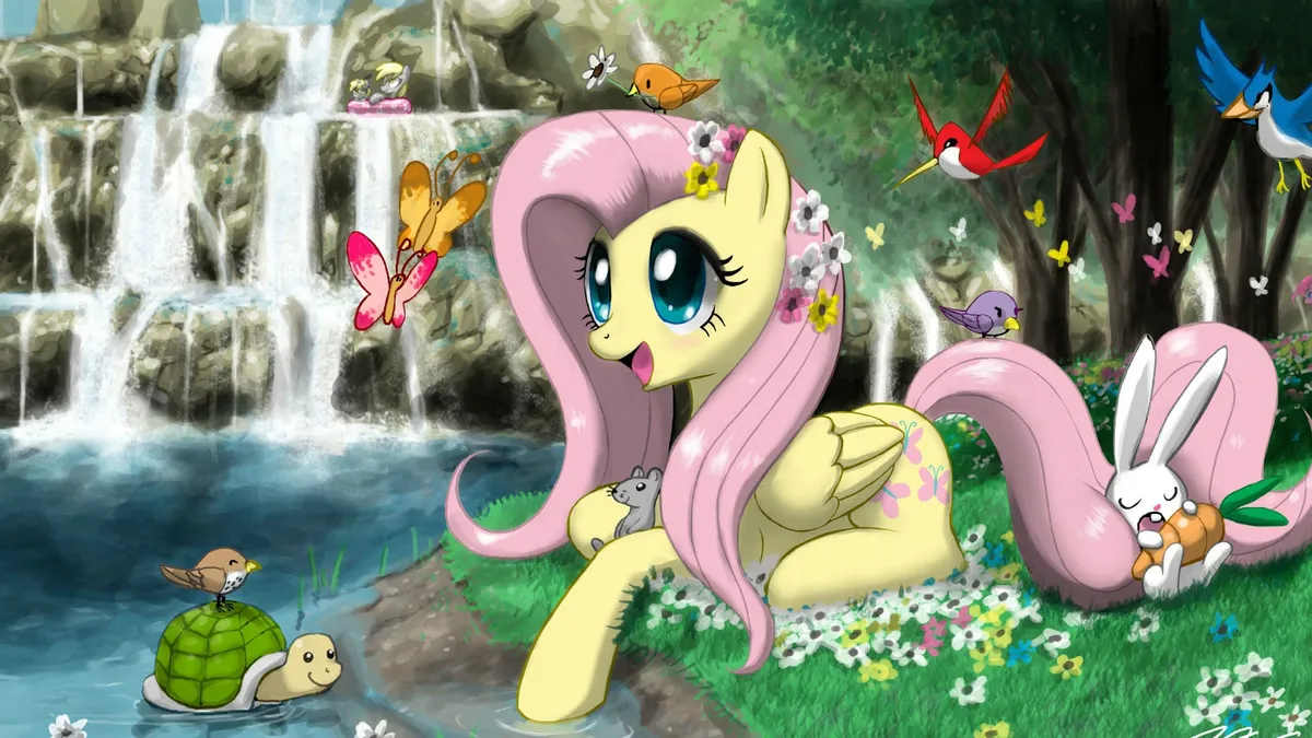 Free Fluttershy (My Little Pony) 4K Wallpapers & Desktop HD Backgrounds ...