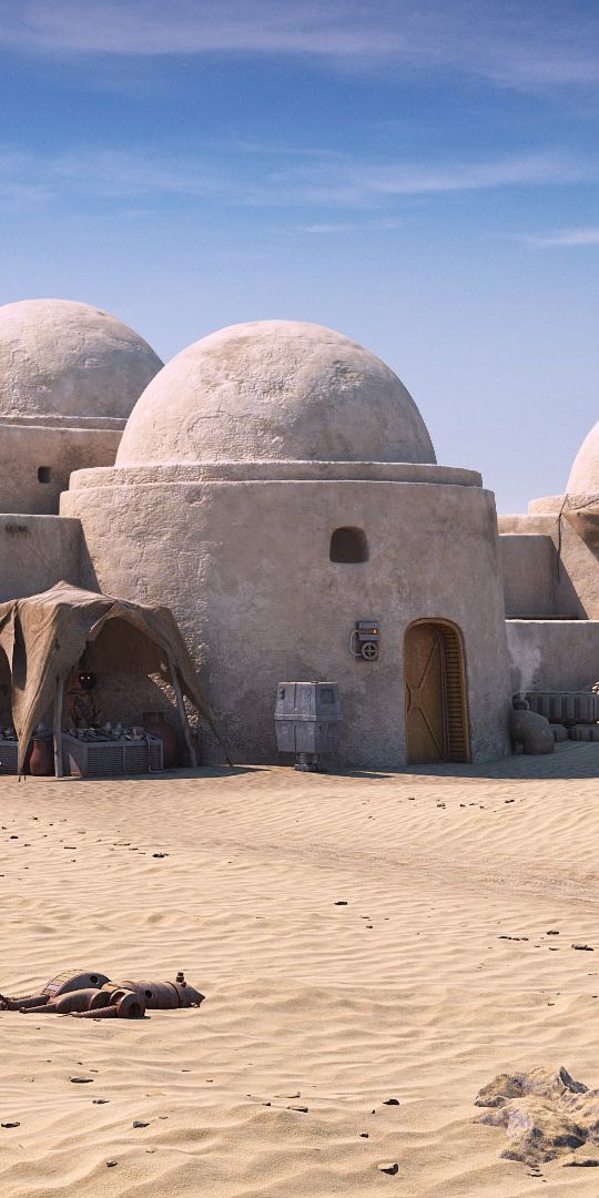 Fond d'écran HD: Tatouine (Star Wars), Robot, Guerres Des Étoiles ...