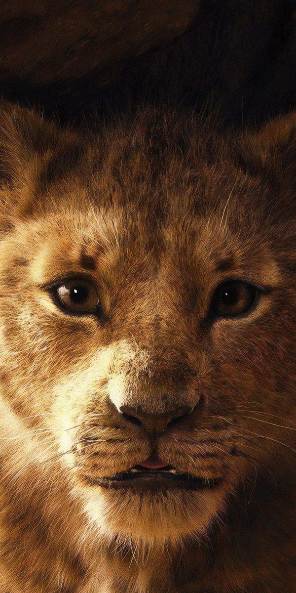 Phone wallpaper: Simba, Lion, The Lion King (2019), Movie 1531290