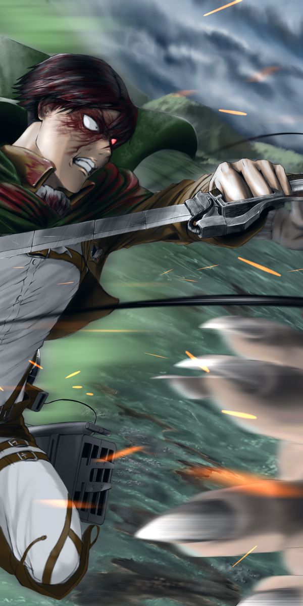 Phone wallpaper: Levi Ackerman, Attack On Titan, Anime, Beast Titan ...