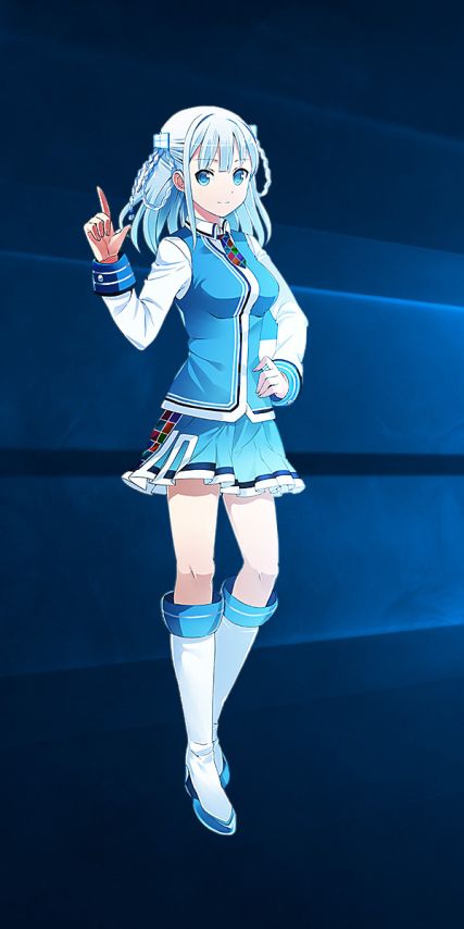 Phone wallpaper: Touko Madobe, Anime, Os Tan, Windows 10 1312819