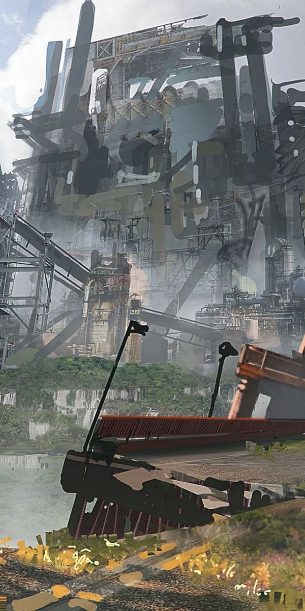 Desktop wallpaper: Abandoned, Video Game, Nier: Automata, Robot, Bridge ...