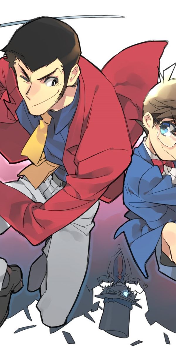 Fondo de pantalla de PC Crossover, Animado, Detective Conan, Lupin Iii ...