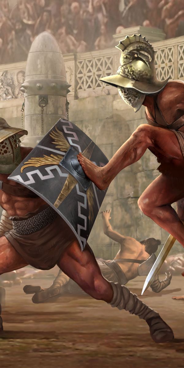 Phone wallpaper: Gladiator, Fantasy, Warrior 1041040