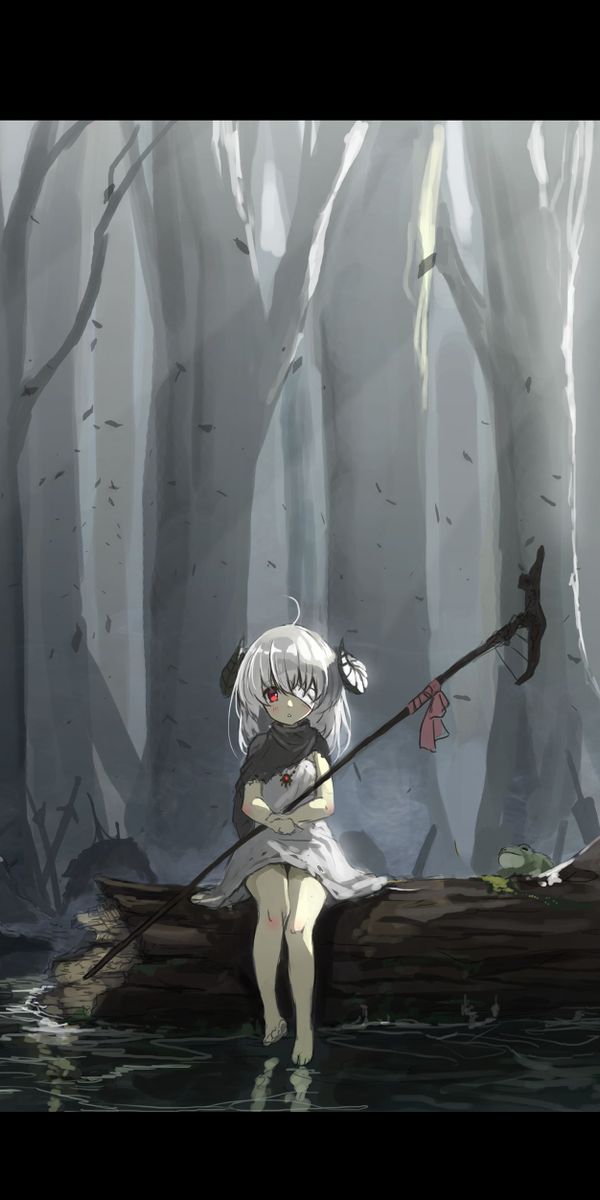 Papel de parede HD para desktop: Anime, Garota, Bengala, Floresta ...