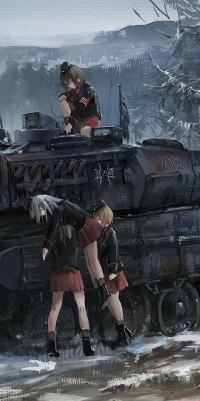 Desktop wallpaper: Anime, Girls Und Panzer 4K free download for PC. 1268120