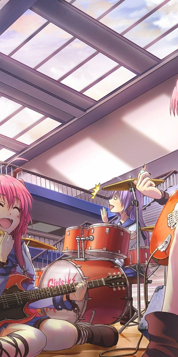 Desktop wallpaper: Anime, Angel Beats!, Hisako (Angel Beats!), Masami ...