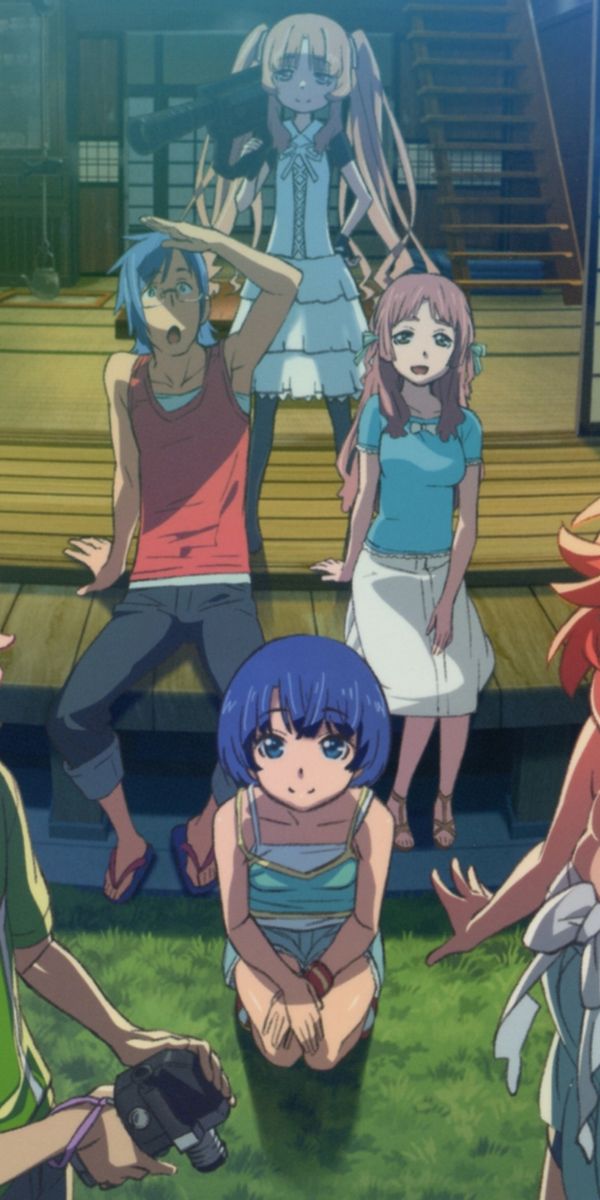 Phone wallpaper: Rinon (Ano Natsu De Matteru), Anime, Waiting In The ...