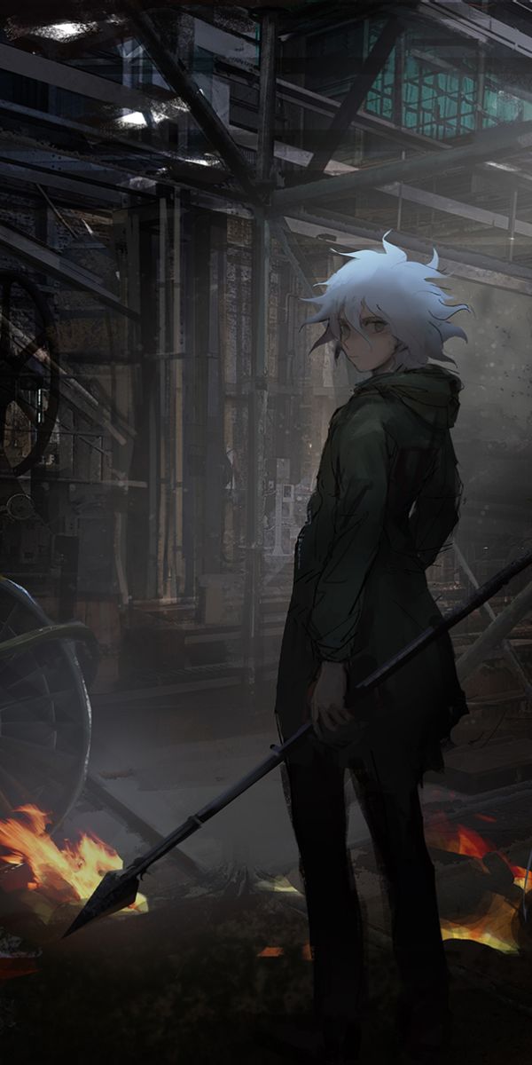 Phone wallpaper: Nagito Komaeda, Video Game, Danganronpa 2: Goodbye ...